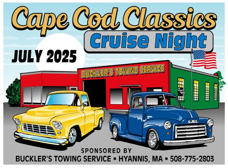 Dash Plaque Night – Sponsored by: Buckler’s Towing – Cape Cod Classics ...